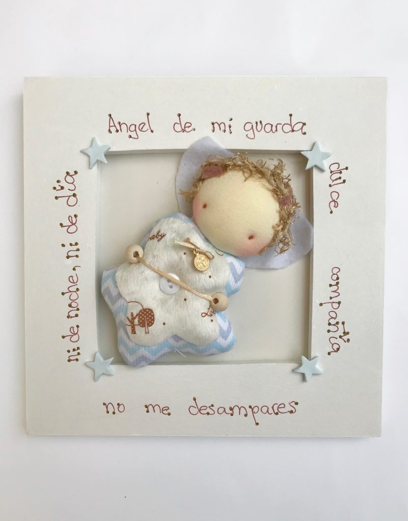 Cuadro oración Ángel de mi Guarda – Antigua Casa Razeto